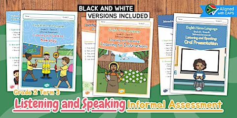 Grade 3 English Home Language Term 2 Informal Assessment - Listening ...