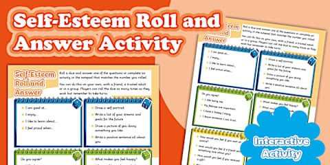 Self-Esteem Boosters Worksheet