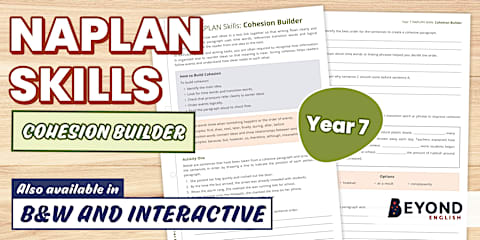 NAPLAN Style Narrative Writing Tasks Year 7