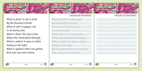 Scotland Differentiated Handwriting Activity Sheets