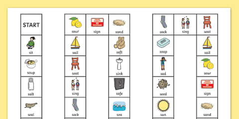 /s/ Articulation in Word Initial Position Phrase Level Activity Pack