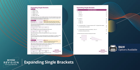 Expanding and Simplifying Single Brackets