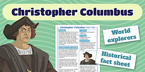 Christopher Columbus Explorer Reading Comprehension Activity