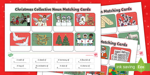 Christmas Noun Sorting Activity