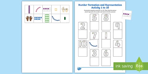 EYFS Maths Number Recognition Chilli Challenges: Counting Alien Spots to 10