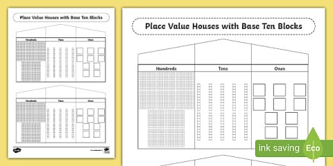 Blank Place Value Charts Printable | Maths | Twinkl