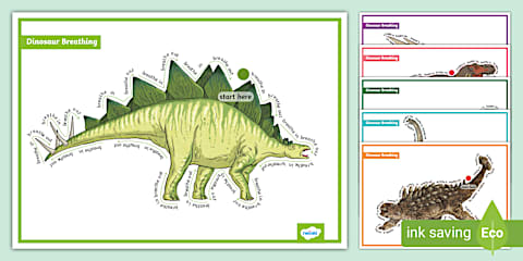Dinosaur-Themed Areas of Self-Regulation Pack