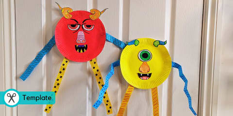 Make a Dinosaur Monster Face - Feelings - Emotional Literacy - Sticker ...