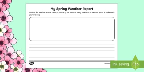 Spring Scene Interactive Labelling Activity