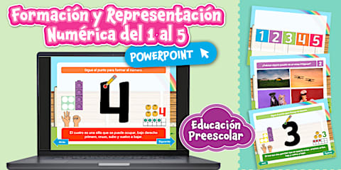 Hoja de actividad: Representación del 1 al 5