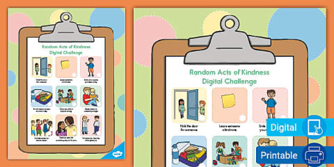 40 Random Acts of Kindness for Lent PowerPoint & Google Slides