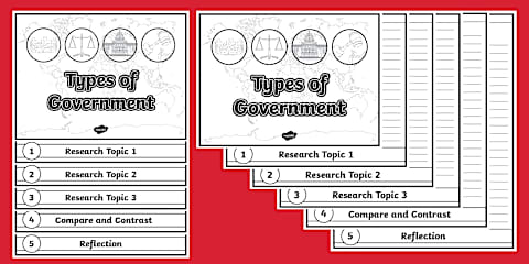 Government Systems Comparison Worksheet