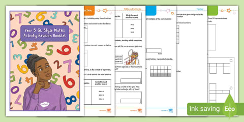 Year 5 Maths GL Style Revision Flashcards