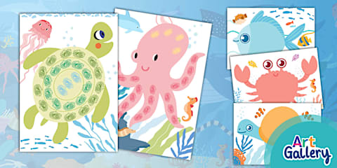 Under the Sea Movement A4 Picture Cards