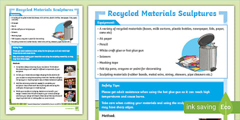 Materials of a House Folded Paper House Sculpture