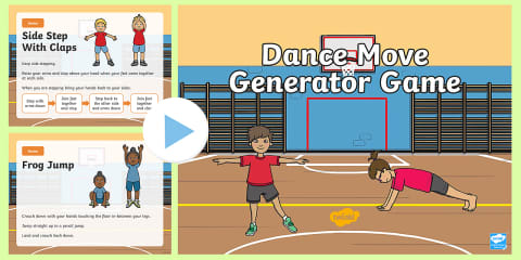 Create a Dance Routine Snap Cards