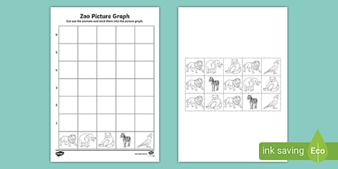 Labeled Picture Graph Display Poster