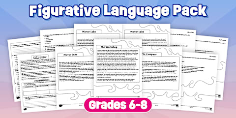 All About Figurative Language PowerPoint & Google Slides for 6th-8th Grade