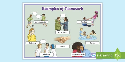 Level up With Teamwork Worksheet for K-2nd Grade