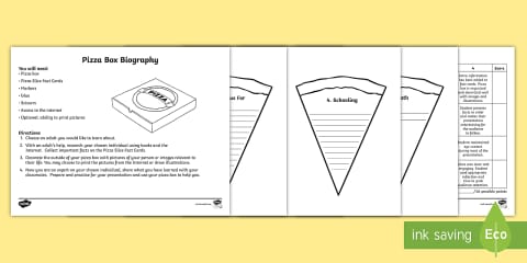 Biography Trifold Pamphlet For ELL