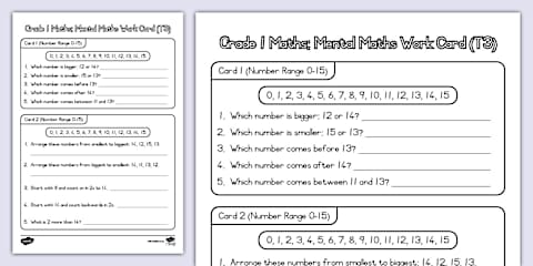 Grade 1 Maths: Number Patterns: Level 3