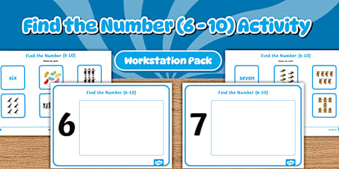 6 to 10 Sorting Maths Activity