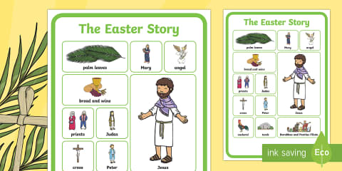 Easter Story Cut Outs