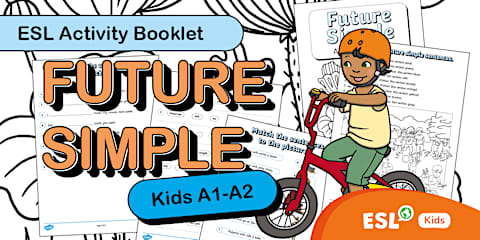 ESL Simple Future Lesson [Kids, A2]
