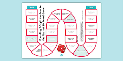 Rocket Rounding to 10 Worksheet - Year 4 Rounding Sheet