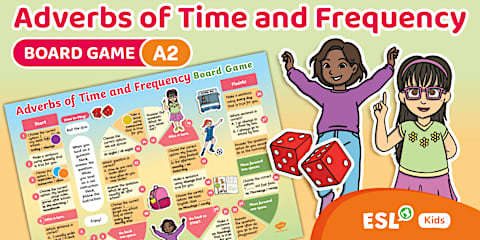 ESL Adverbs of Frequency Maze Game [Kids, A2]