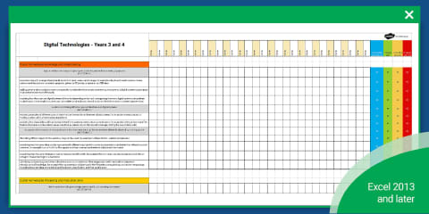 Years 3 and 4 Australian Curriculum Technologies Sequence of Learning ...