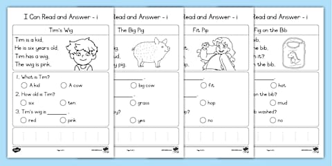 Grade 1 English - Term 1 - Reading Comprehensions- Worksheet: a Sound ...