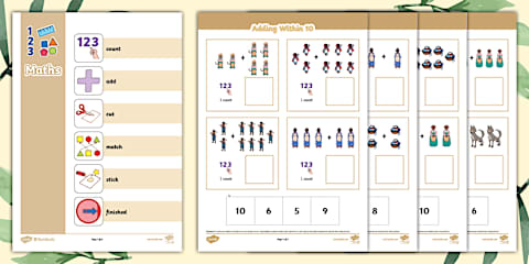 SEND Structured Steps The Three Little Pigs Count and Match Within 10