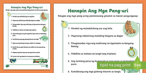 Hanapin Ang Pandiwa