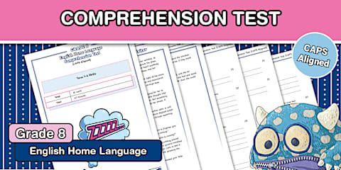 Grade 8 English Home Language Term 1 Comprehension Test (CAPS Aligned)