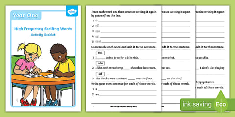 First 100 High Frequency Words Assessment Checklist