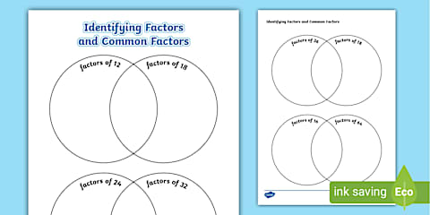 Factor Bingo