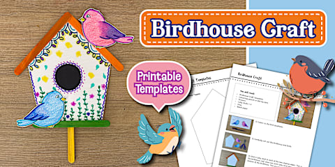 Paper Plate Bird Craft Activity