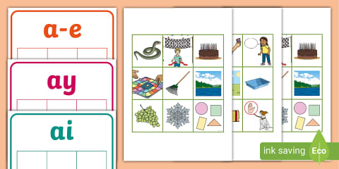 'ay' Sound Matching Activity Sheet