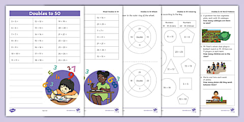 Doubles Facts Warm-Up And Revision PowerPoint - F-2 - Maths
