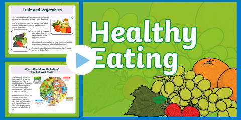 Healthy Eating PowerPoint & Google Slides for 3rd-5th Grade