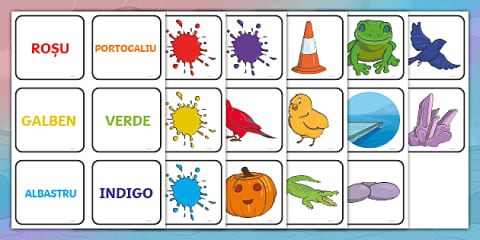 Curcubeu – Desen de colorat