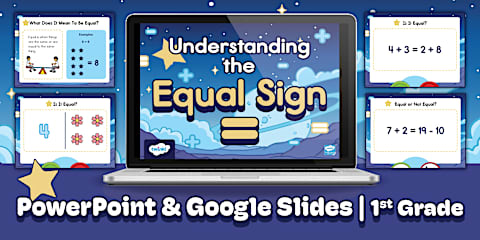First Grade True or False Balancing Addition Equations Activity