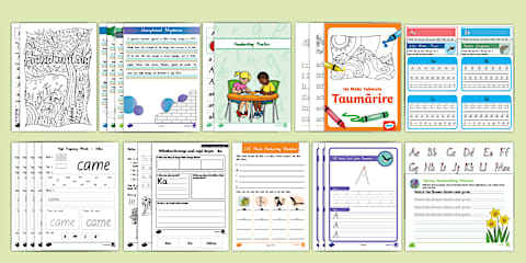Roll a Letter - Handwriting ABCDEF Activity Sheet