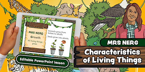 Characteristics of Living Things Mrs. Gren Acronym Poster