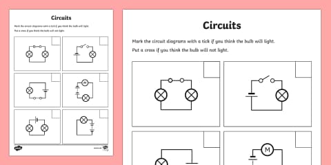 Current, Resistance, Potential Difference Worksheet | Beyond