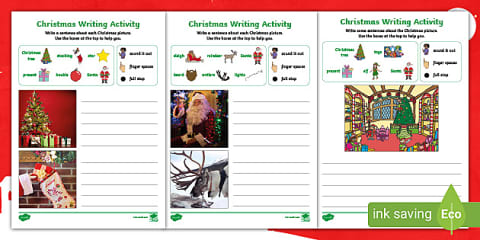 Christmas Story Writing Activity