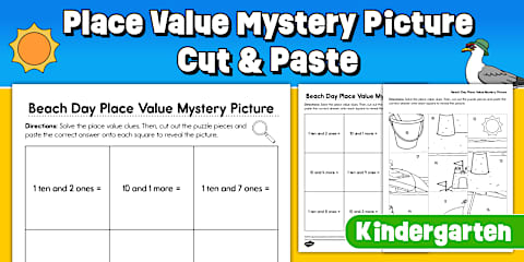 Watermelon Place Value Craft for K-2nd Grade