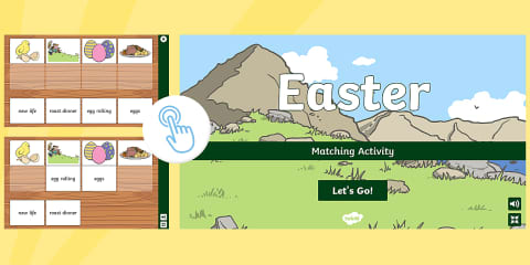 Easter Anagram Interactive Puzzle Game