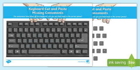 Printable Keyboard Template | Twinkl